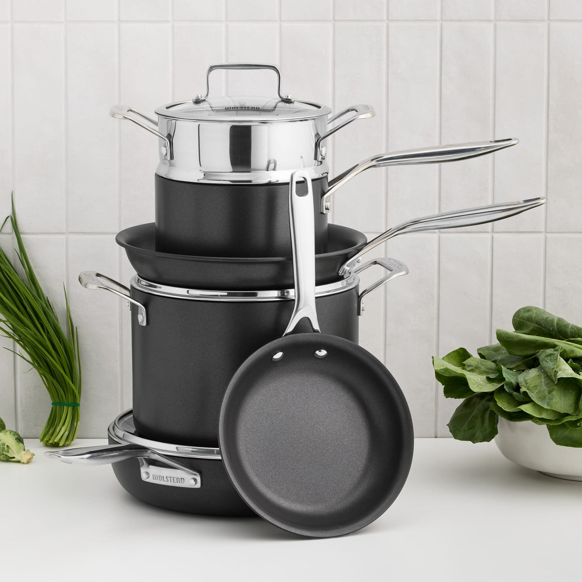 Wolstead Superior+ 6pc Non Stick Induction Cookware Set