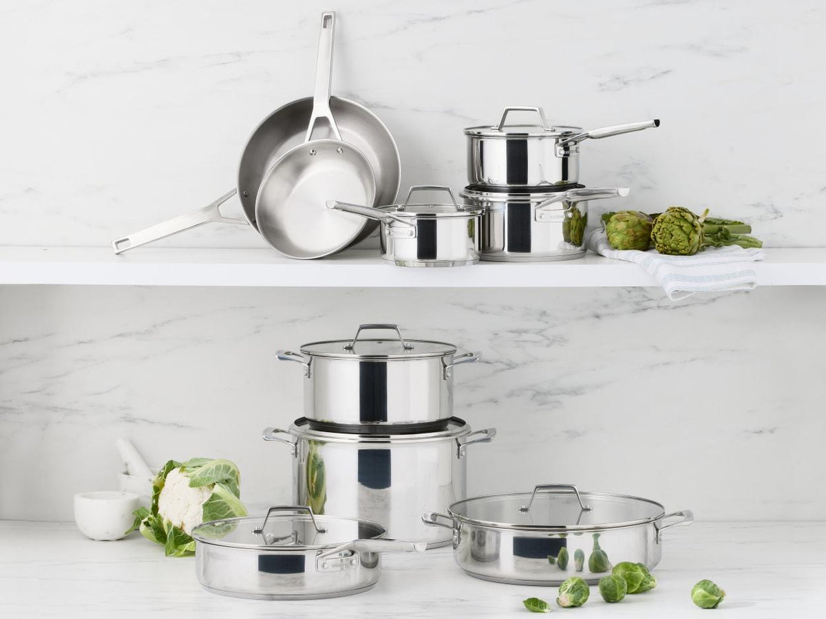 Wolstead Steeltek Ultra Stainless Steel Frypan 20cm