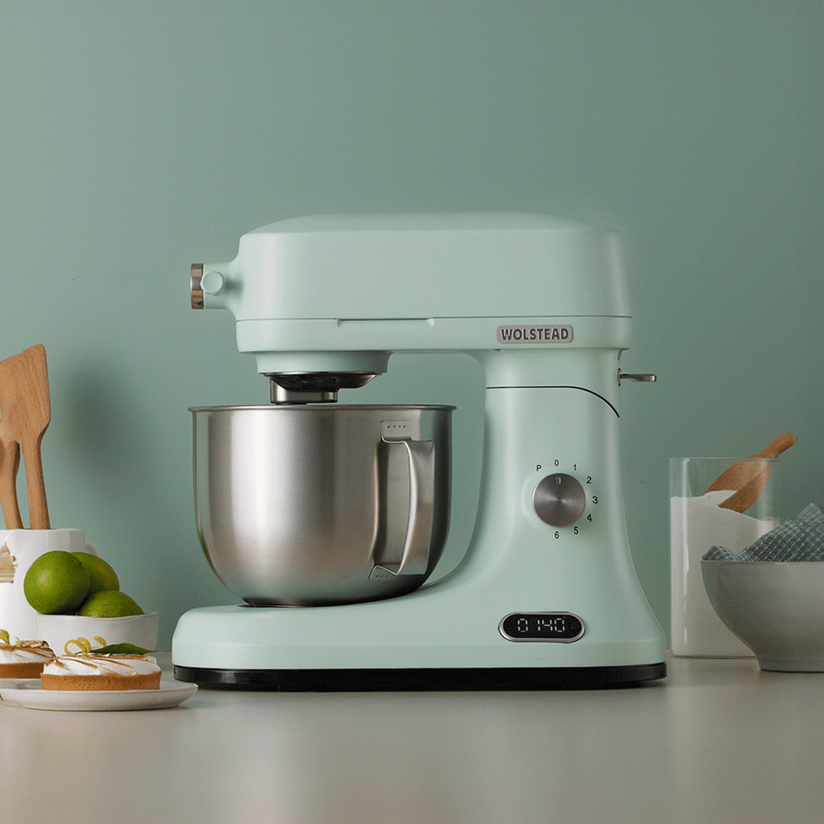 Wolstead Palette Stand Mixer Mist Green